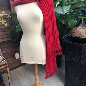 Bath & Body Works | Accessories | Bath Body Red Knit Scarf | Poshmark
